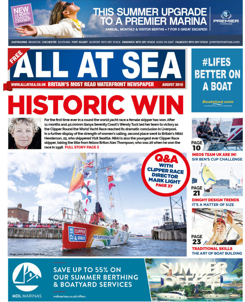 All At Sea - August 2018 - All At Sea