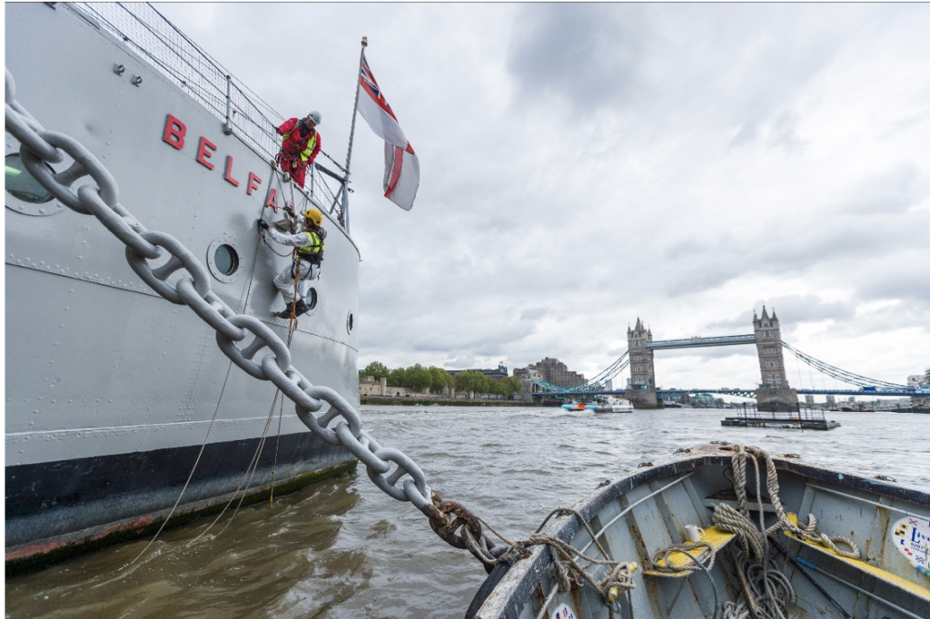 HMS Belfast Restoration with Jotun - All At Sea