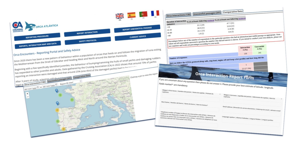 Cruising Association launches updated 'orca information and reporting ...