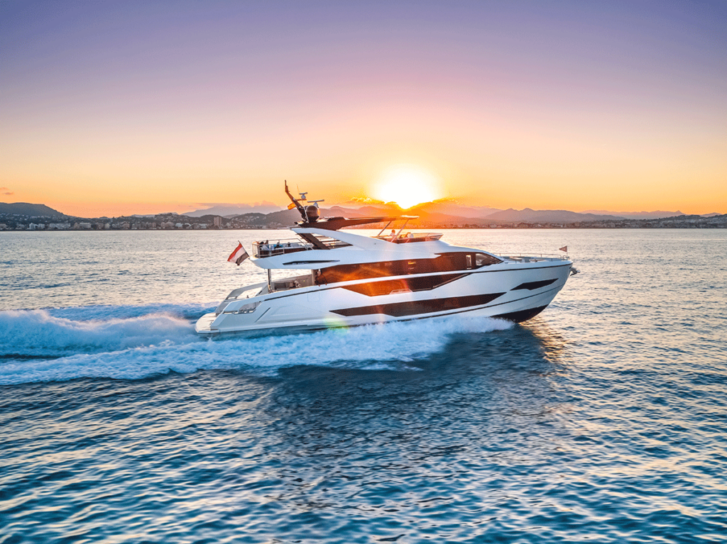 Sunseeker at the Southampton International Boat Show - All At Sea