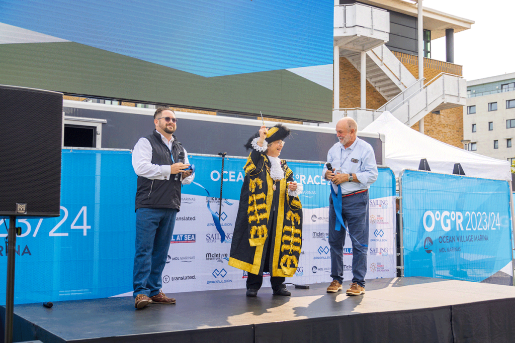 Lord Mayor of Southampton opens Race Village for the Ocean Globe Race ...