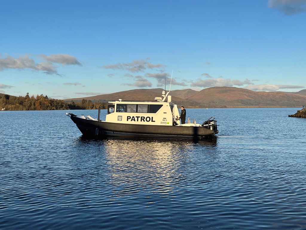 Glasgow’s Ultimate Boats delivers recyclable patrol boat Loch Lomond ...