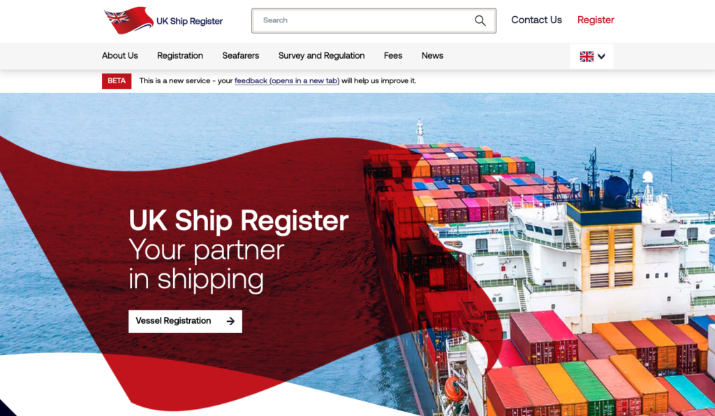 New and improved website from the UK Ship Register - All At Sea