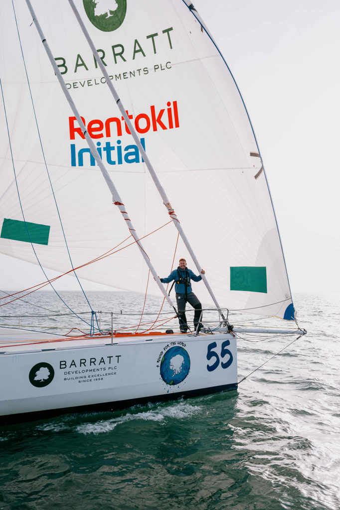 James Ketchell sets sail from Gosport Marina on a solo circumnavigation of the world - All At Sea