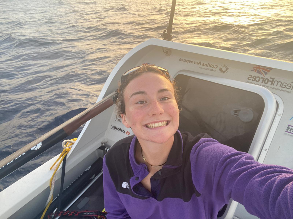 21-year-old Zara half way on world first solo and unsupported row ...