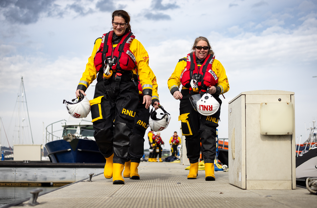 Olympic sailor joins RNLI Women in SAR Training Week - All At Sea