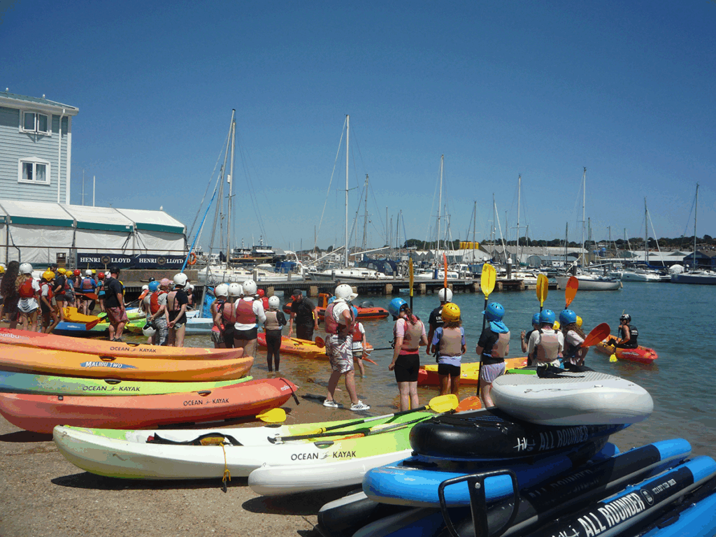 Girlguiding event at UKSA - All At Sea